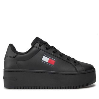 Tommy Jeans Sneakers Tommy Jeans Tjw Flatform Ess EN0EN02518 Schwarz