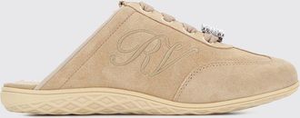 Roger Vivier Sabot-Sneaker aus Kalbswildleder mit charakteristischer Schmuckschnalle