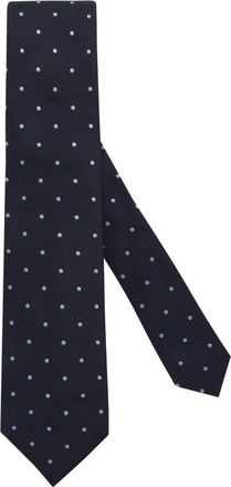 HUGO BOSS Seidenkrawatte mit Kleinmuster in