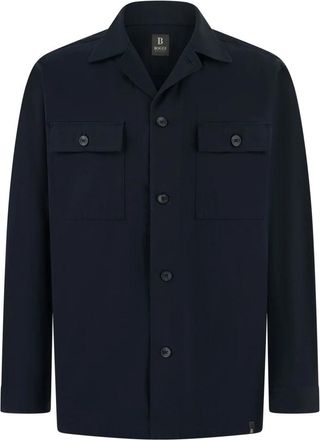 Boggi Milano Homme, Vestes, Bleu, Taille: 2XL Overshirt