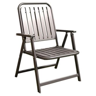 Generic Portable Folding Chair - Outdoor Dining Chairs for Garden, Lawn, Balcony & Courtyard - Lightweight, Compact & Easy to carry Camping & Picnics (braun)