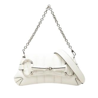 Gucci Sac bandouli&egrave;re Pre-owned - Femme - Pre-owned - Blanc - Taille: ONE Size