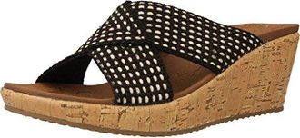 Skechers Delighted Black 38554BLK, Sandales - 39 EU