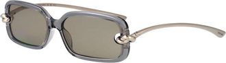 Bottega Veneta Bv1439S Sonnenbrille - - Accessories - unisex - Grau - 56 MM