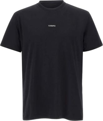 Iceberg Homme, Tops, Noir, Taille: XL Tee Dino