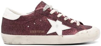 Golden Goose Low-Top Sneaker - Sneakers Bordeauxwhite - Gr. 35 (EU) - in Rot - f&uuml;r Damen