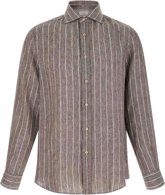 Brunello Cucinelli Chemise - Marron