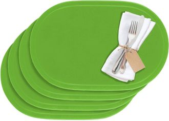 Westmark Tischsets/Platzsets, 4 Stück, 45,5 x 29 cm, Vinyl, Grün, Saleen Edition: Fun