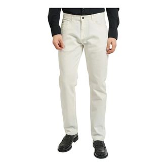 Yes-Zee YES Zee, Homme, Pantalons, Blanc, Taille: W36 Pantalon Slim-fit