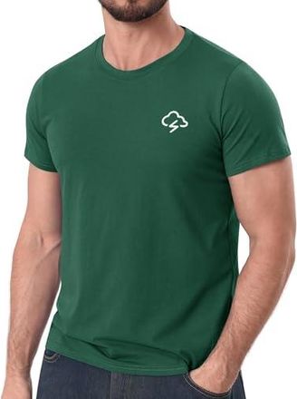 iClosam T-Shirt Homme imprim&eacute; &eacute;l&eacute;gant T-Shirts &agrave; Manches Courtes pour Homme T Shirts &agrave; col Rond Coton, id&eacute;al pour l&eacute;t&eacute; Coupe Classique