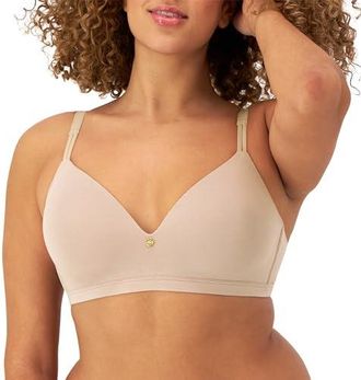 Maidenform T-Shirt Everyday Luxe pour Femme, Soutien-Gorge Convertible sans Fil, Evening Blush, 90D (Taille Fabricant:34D)