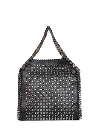 Stella McCartney Womens Mini Tote Bag Falabella Black Polyester Shoulder