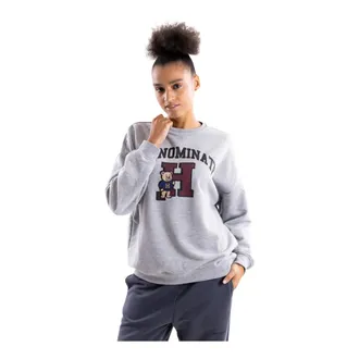 Hinnominate Hinnominate - SweaT-shirt &agrave; col rond - Femme - Sweatshirts et sweats &agrave; capuche - Gris - Taille: 40 FR