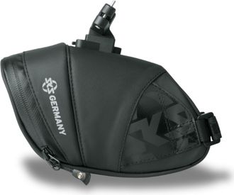 SKS Germany EXPLORER CLICK 800 Fahrradtasche, Fahrradzubeh&ouml;r (Satteltasche aus gummiertem, wasserabweisendem Gewebe, laminierte Rei&szlig;verschl&uuml;sse mit ergonomischem 