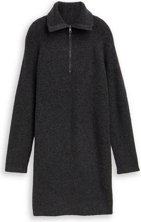 Tom Tailor Sommerkleid Kleider & Jumpsuits Mini-Kleid mit Troyer-Kragen