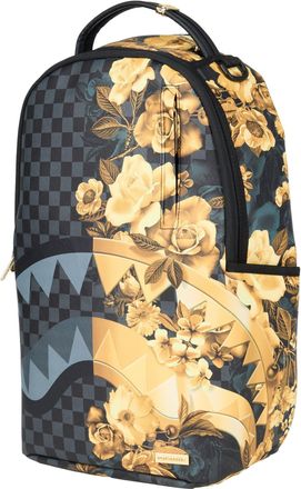 Sprayground GOLD FLORAL REMIX DLXSV BACKPACK