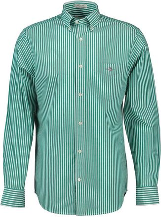 GANT Herren REG Classic POPLIN Stripe Shirt Hemd, Butternut Green, S