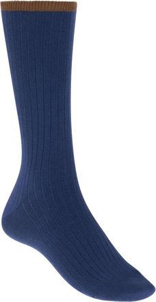 Boggi Milano Homme, Sous-v&ecirc;tements, Bleu, Taille: ONE Size B Chaussettes C&ocirc;tel&eacute;es