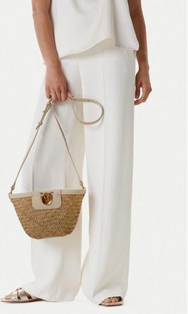 Pinko Handtasche Love Summer Bucket PE 25 PLTT 103325 A1RL Beige