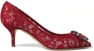 Dolce & Gabbana Damen, Schuhe, Rot, 36 EUGröße