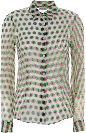 Dries Van Noten Femme, Blouses et Chemises, Multicolore, Taille: 42 FR Cloudy Shirt