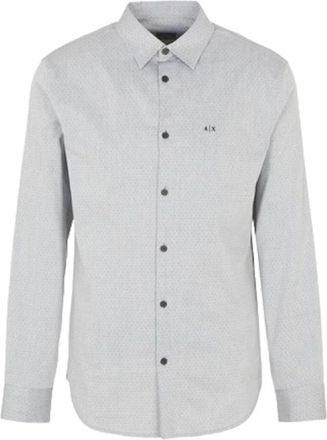 A|X Armani Exchange Homme, Chemises, Gris, Taille: XS 6Rzc25 Zneaz Shirt