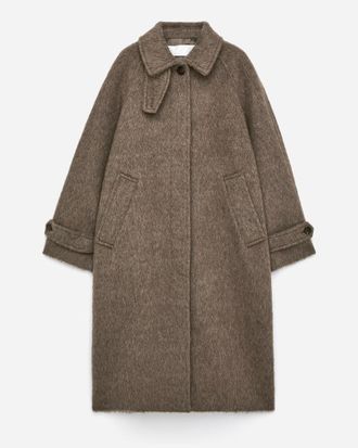 Arket Mantel Aus Wolle Und Alpakawolle -Beige