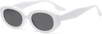 Generic Lunettes De Soleil À Petite Monture For Hommes, For Sports Plein Air, For Femmes, For Vacances(White)