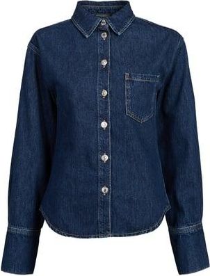Topshop Chemise en jean en coton