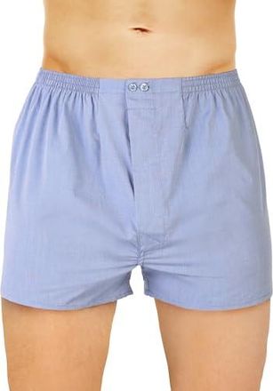 Magic Bodyfashion Mariner Caleçon Américain Ouvert - Uni - Homme - Bleu - Small (Taille Fabricant: 2)