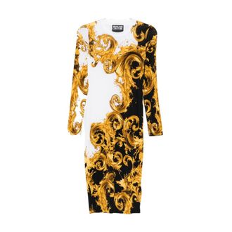 Versace Jeans Couture Femme, Robes, Multicolore, Taille: 36 FR Robes Midi