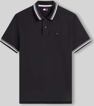 Tommy Jeans Regular Fit Poloshirt aus reiner Baumwolle