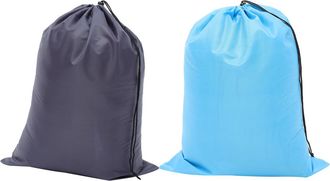 Pretyzoom 2st&uuml;cke Wasserdichte W&auml;sches&auml;cke Aus Polyester Rei&szlig;fest Maschinenwaschbar Laundry Bags Mit Kordelzug Praktischer Schmutzw&auml;schebeutel F&uuml;r Reisen Und Zu