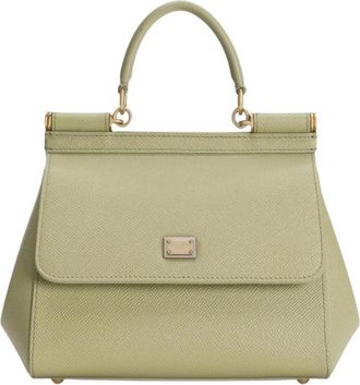 Dolce & Gabbana Femme, Sacs, Vert, Taille: ONE Size Petit sac &agrave; main Sicily