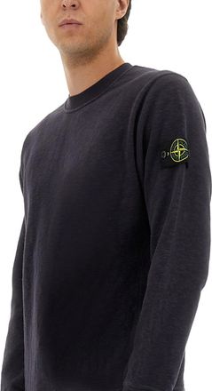 Stone Island Cotton Sweatshirt - Charcoal