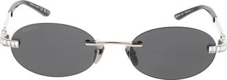 Gucci 55mm Square Sonnenbrillen - - Accessories - Damen - Schwarzk - ONE SIZE