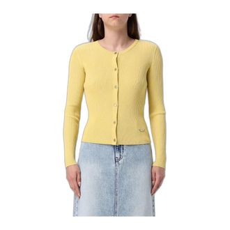 Emporio Armani Cardigan aus Viskose-Mischung - - Knitwear - Damen - Gelb - S