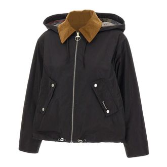 Barbour Femme, Vestes, Noir, Taille: 42 FR Weaver Showerproof Jacket