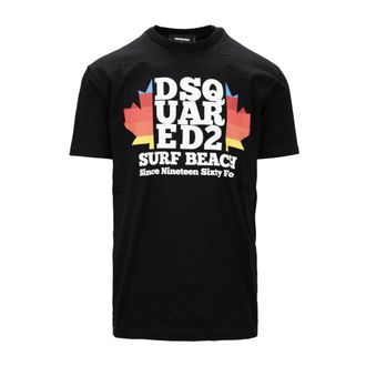 Dsquared2 Slip-On T-Shirt - - Tops - Herren - Schwarzk - M