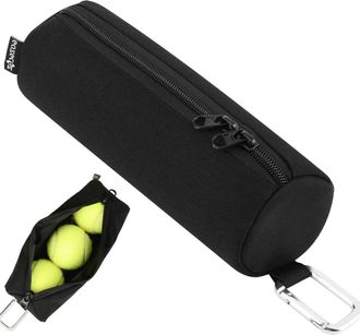 Generico Tasche f&uuml;r Tennisb&auml;lle 6,5 x 20 cm, tragbarer Organizer, langlebige Aufbewahrung f&uuml;r &Uuml;bungsb&auml;lle | Tragetasche