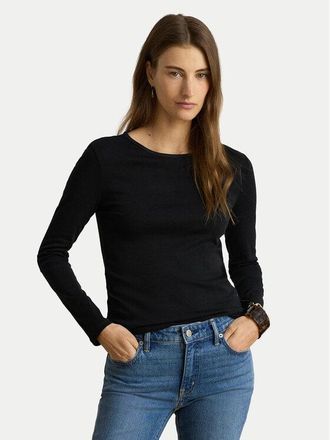 Lauren Ralph Lauren Bluse 200680399001 Schwarz Slim Fit