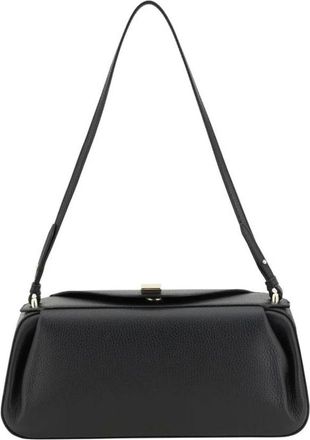 Yuzefi Femme, Sacs, Noir, Taille: ONE Size Sac &agrave; Bandouli&egrave;re G&eacute;om&eacute;trique en Cuir Minimaliste