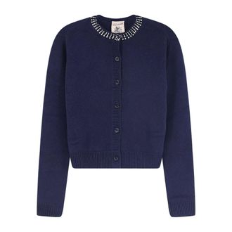 Semicouture Cardigan Hennie - - Knitwear - Damen - Blau - S