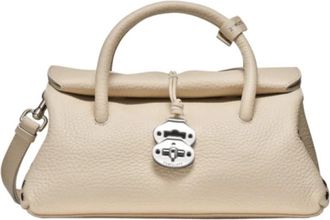 Zanellato Femme, Sacs, Blanc, Taille: ONE Size Sac &agrave; main White Carrara