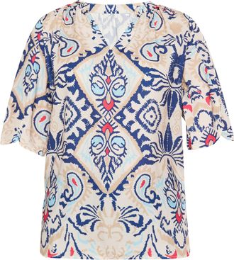 Usha Bluse Frauen mehrfarbig beige