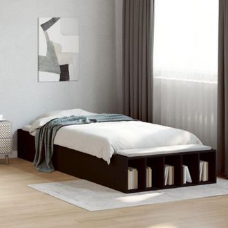 vidaXL Cadre de lit sans matelas noir 90x190 cm Vidaxl 920170