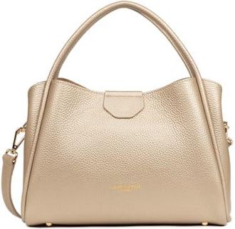 Lancaster | Ida Double - Sac à Main Cuir de Vachette Grainé Champagne - In - Nude