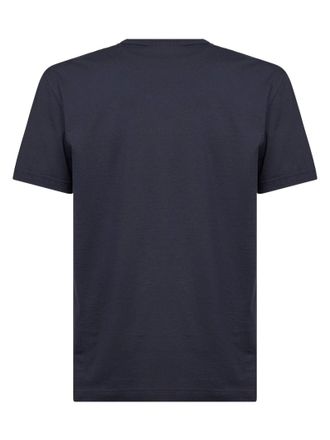 Dolce & Gabbana Mens Blue Cotton Heraldic Patch T-Shirt T-Shirts And Polos