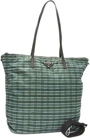 Prada unisex, Pre-owned, Vert, Taille: ONE Size Sac d&eacute;paule Vintage Pre-owned