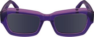 Calvin Klein Jeans Brille Gr&ouml;&szlig;e 52 mm Lila/Eye SIZE: 52 BRIDGE: 20 Horizontal MEASUREMENT: 52 Vertical MEASUREMENT: 33 2